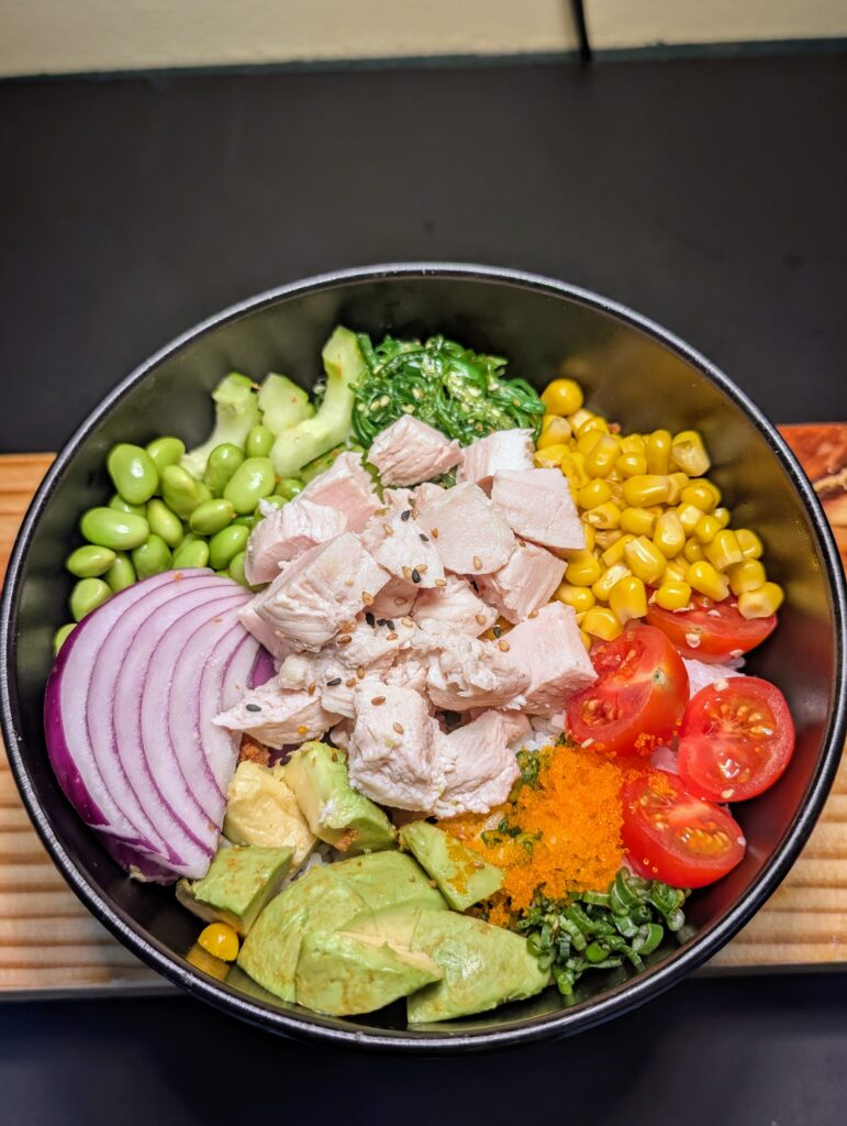 Chicken Poke Bowl - Yaakuza Japanese & Thai Fusion